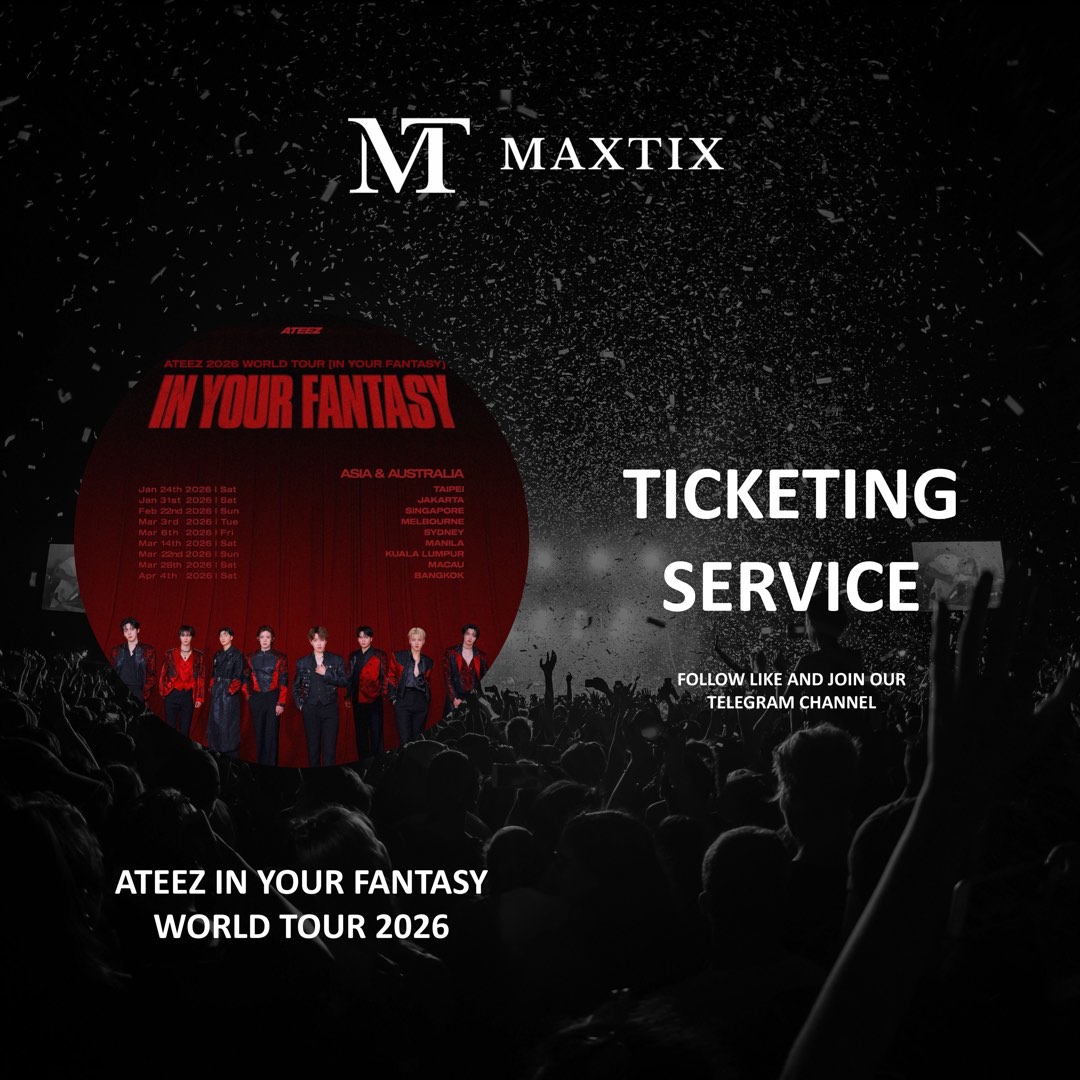 ATEEZ TICKETS, Hobbies & Toys, Memorabilia & Collectibles, K-Wave on ...