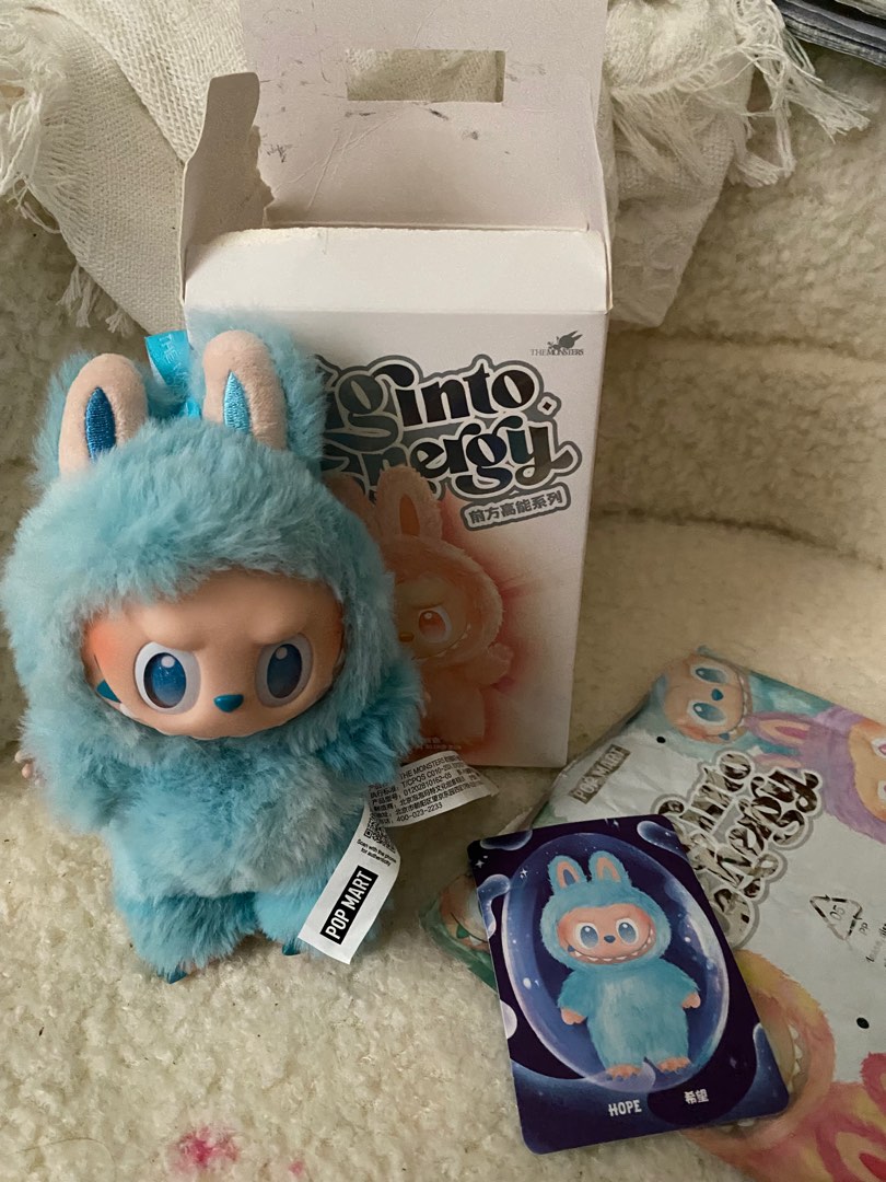Authentic Labubu big into energy, Hobbies & Toys, Toys & Games on Carousell
