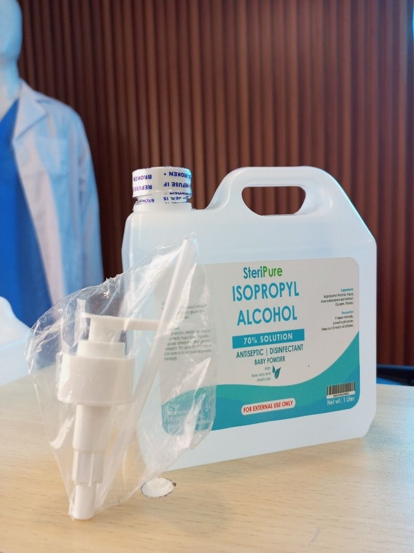 BABY POWDER SCENT 1LITER PUMP ISOP ALCOHOL 70% (DIFFERENT SCENT ...