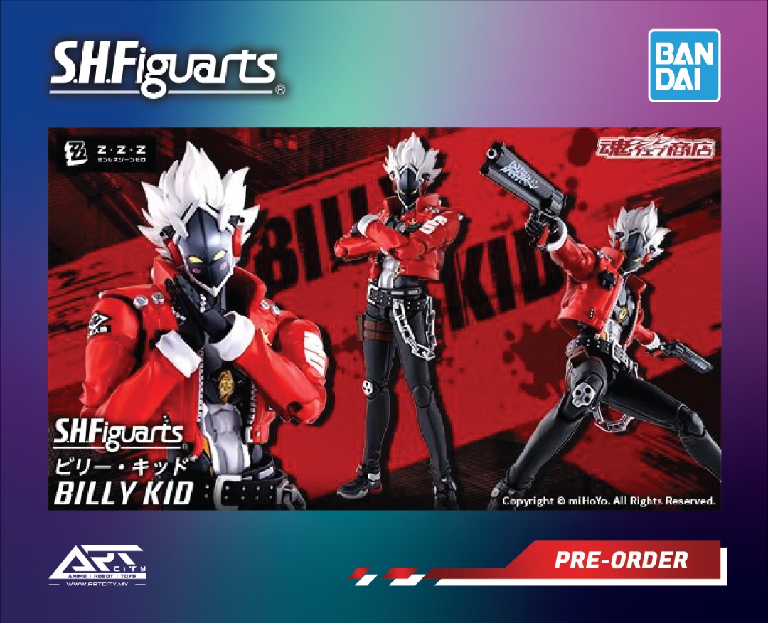 Bandai s.h.figuarts - SHF Billy Kid - Zenless Zone Zero, Hobbies & Toys ...