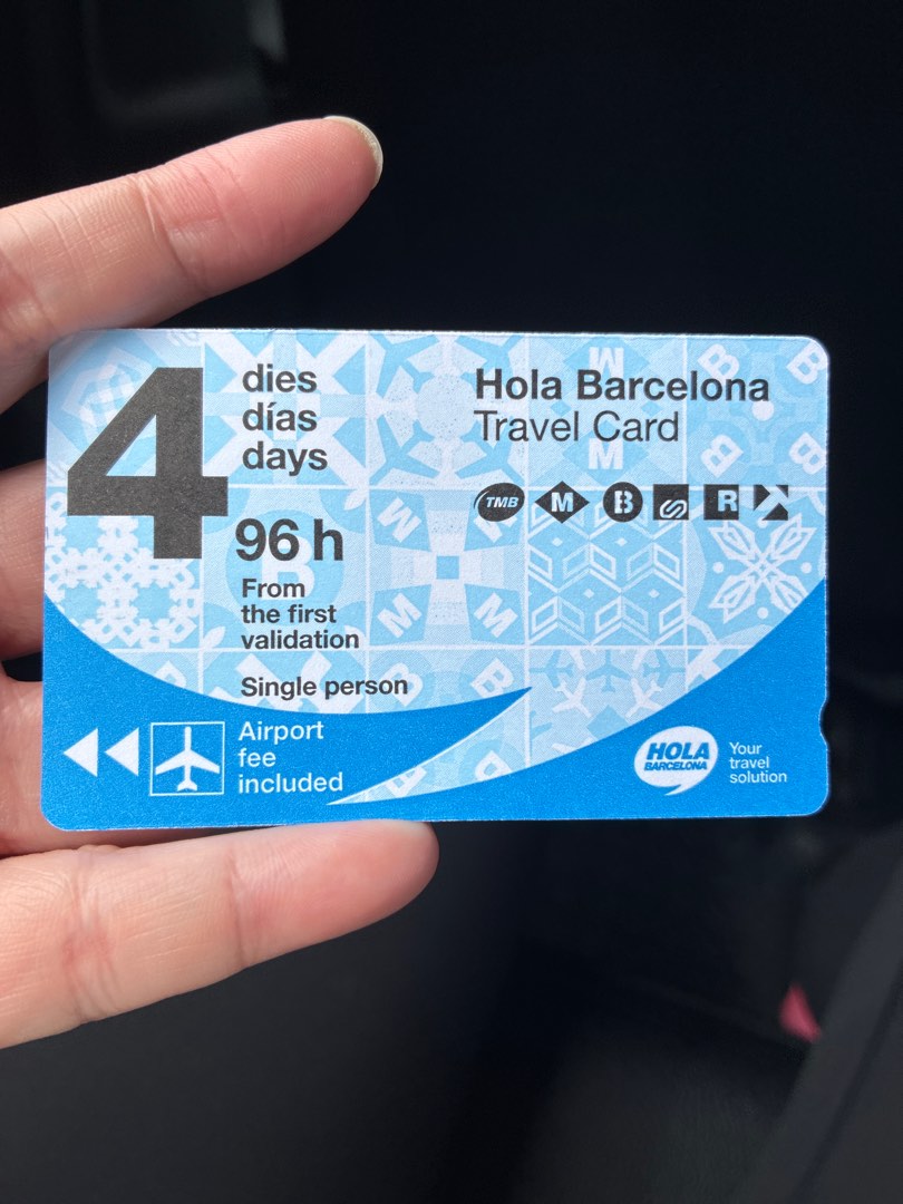 Barcelona 4 days travel card - unlimited public transport, 門票＆禮券, 機票及海外 ...