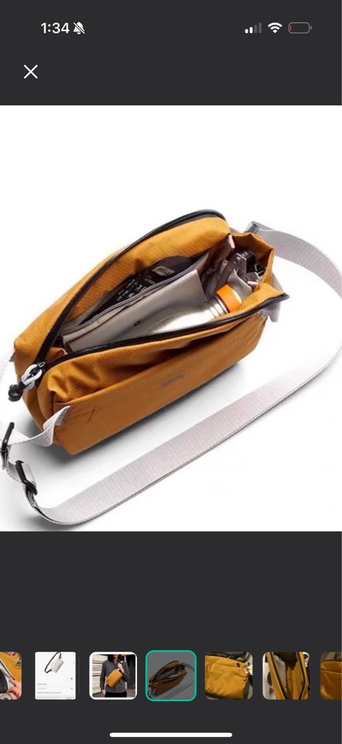 Bellroy Lite Sling - Copper, Men's Fashion, Bags, Sling Bags on Carousell