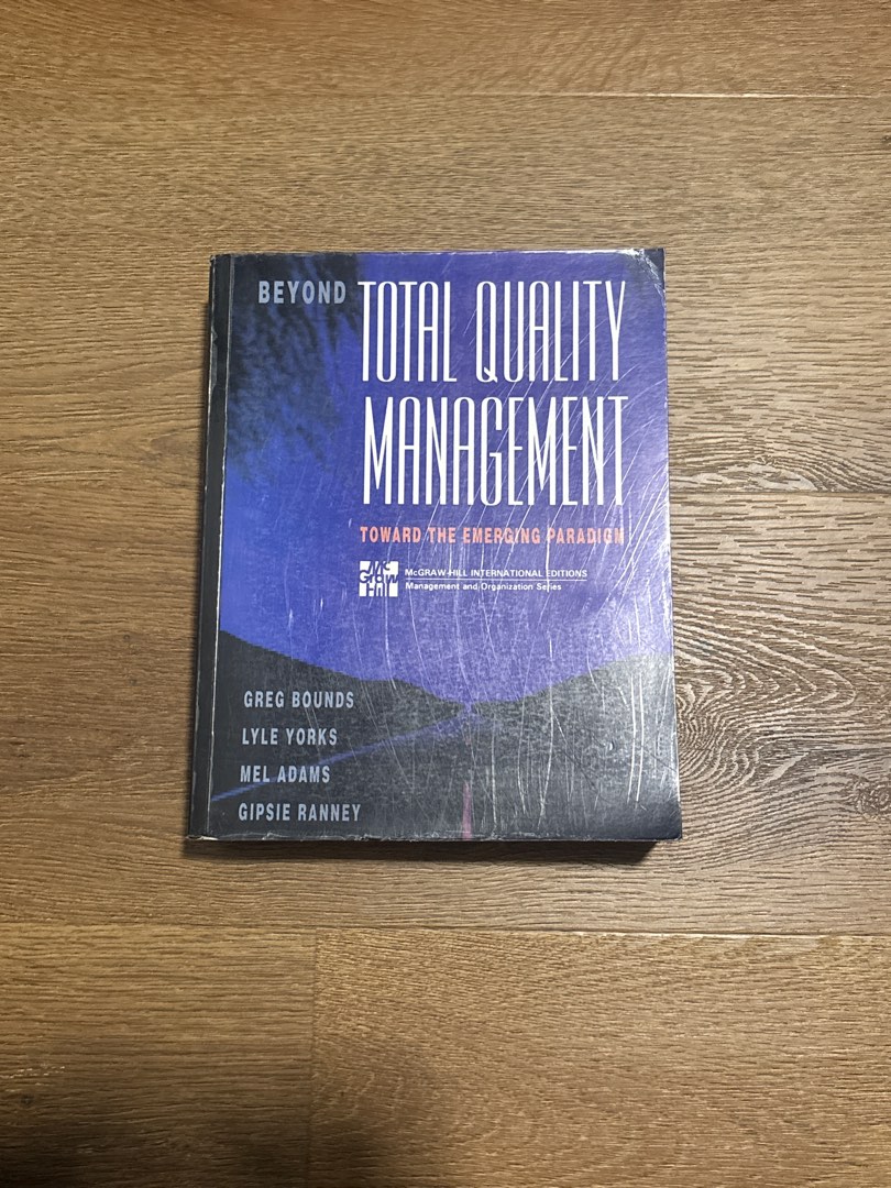 Beyond Total Quality Management Book Textbook Guide, Hobbies & Toys ...