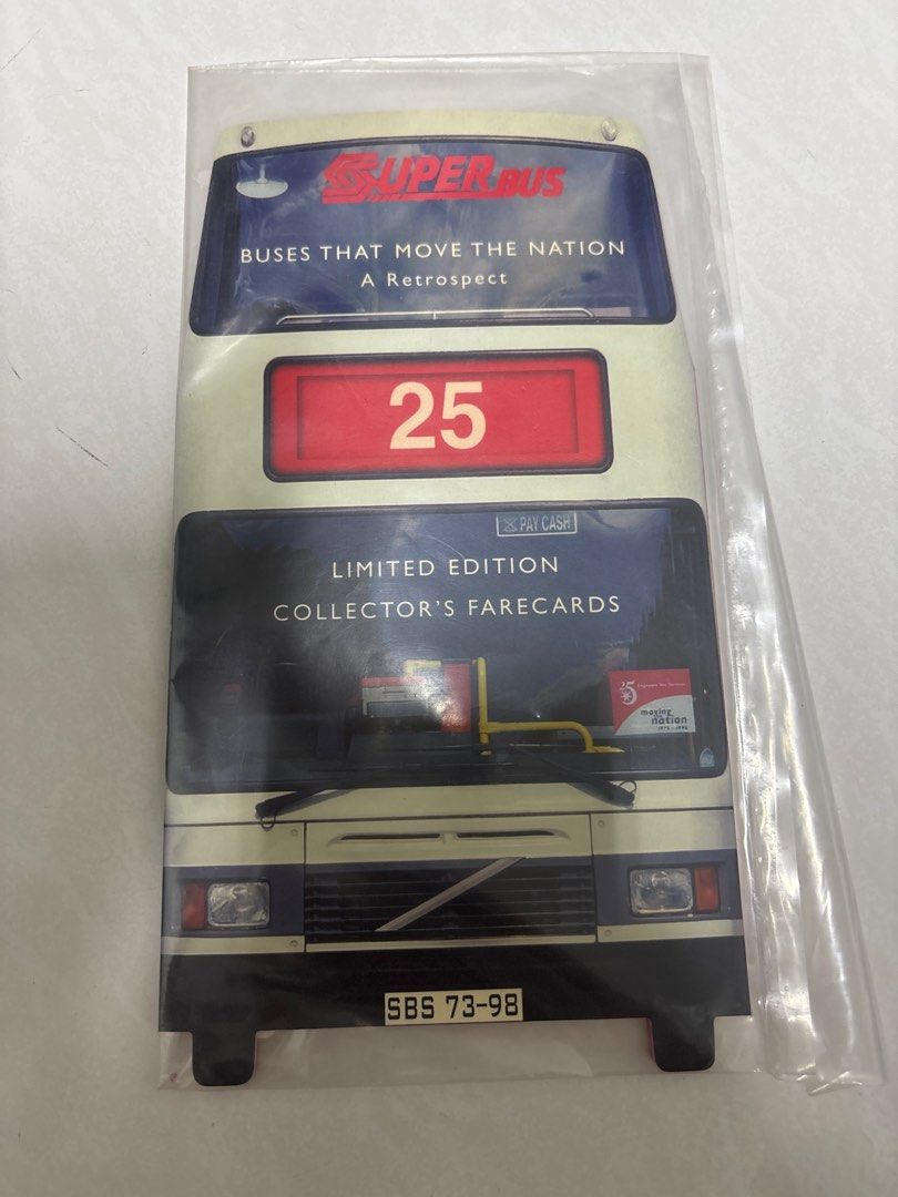 (BNIP) 1998 Singapore Bus Services SBS 25th Anniversary Moving the ...