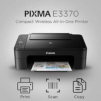 Canon Pixma E3370 Printer, Computers & Tech, Printers, Scanners ...