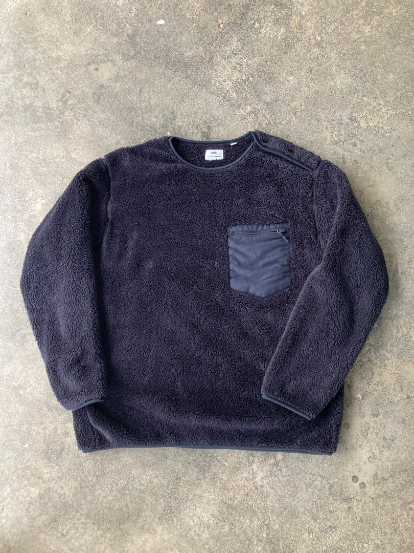 Engineered Garments X Uniqlo Fleece Sherpa Jacket needles orslow beams ...