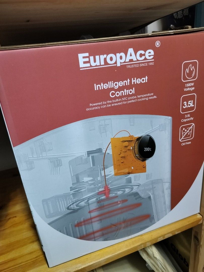 EuropAce 3.5L Air Fryer EAF 5351Y, TV & Home Appliances, Kitchen ...