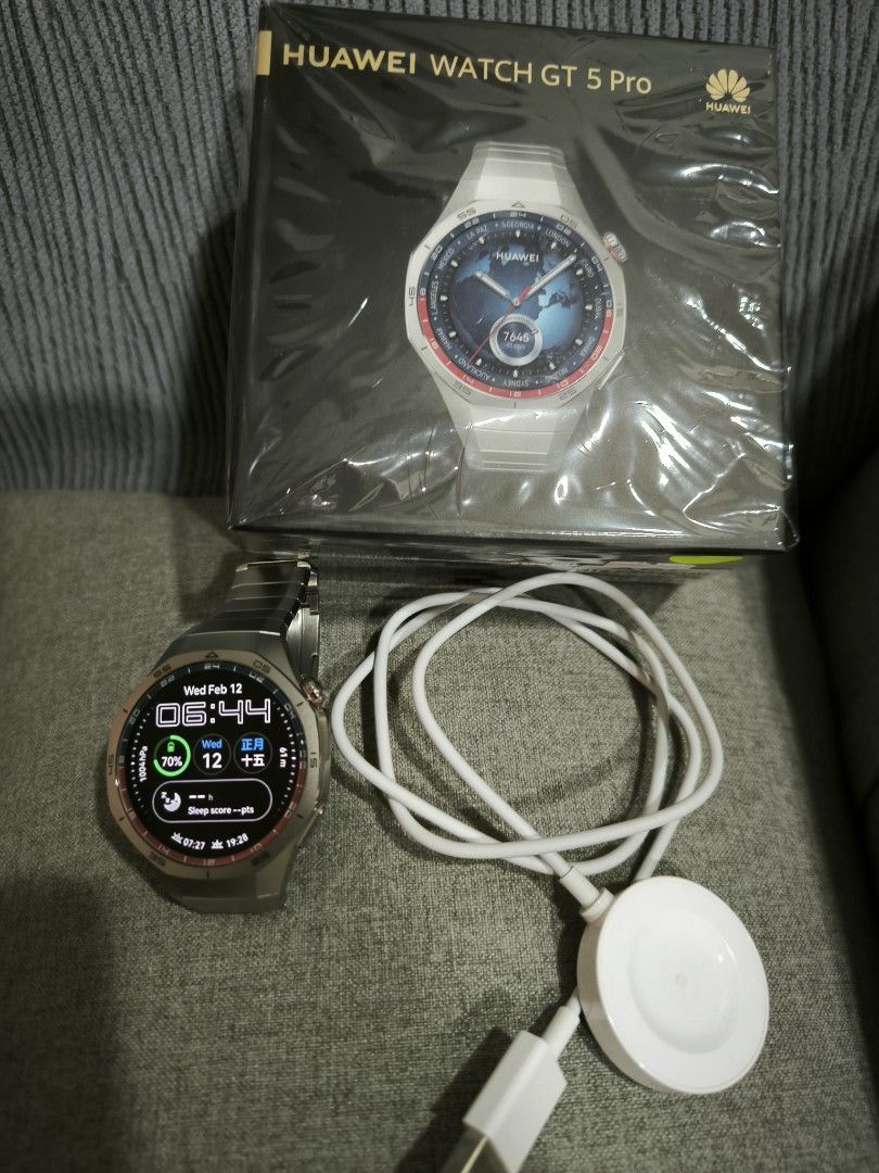 Huawei watch gt 5 pro titanium, Mobile Phones & Gadgets, Wearables ...