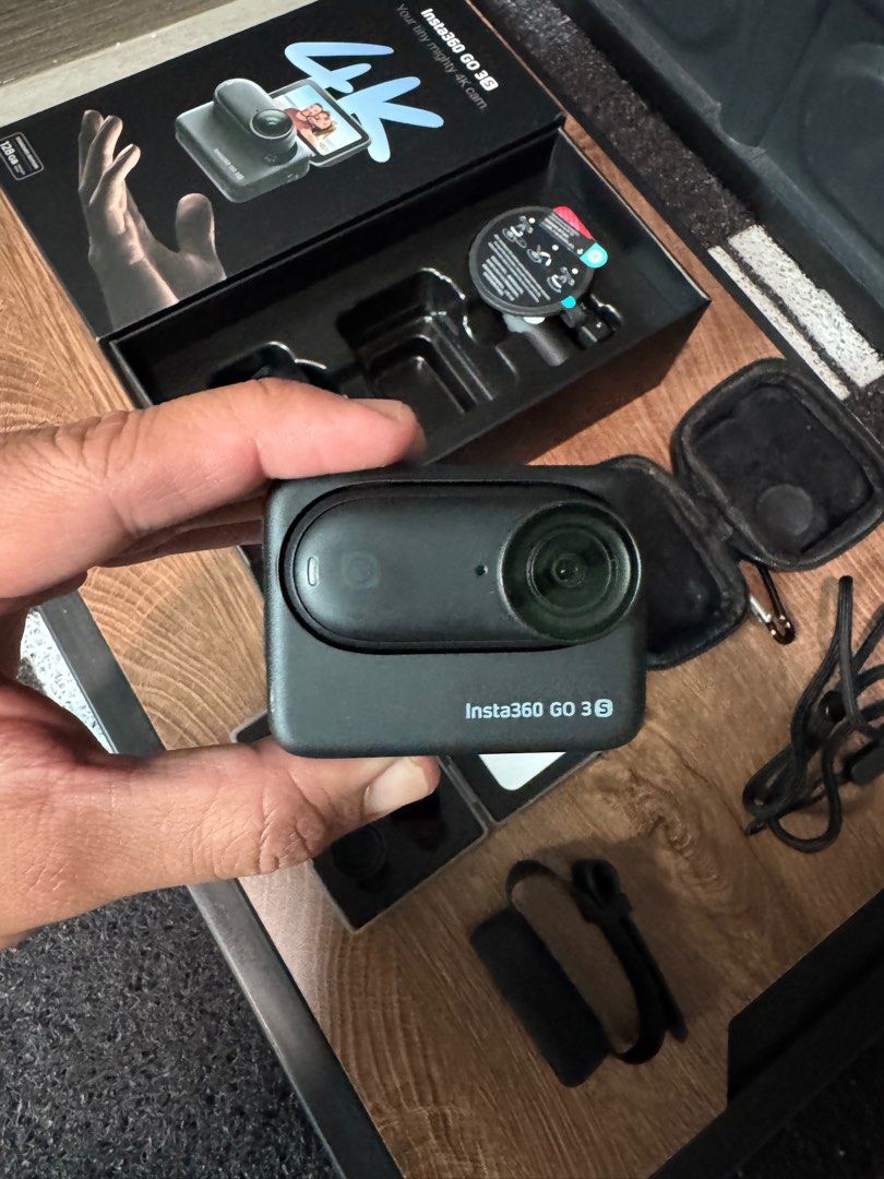 Insta360 GO 3S 4K Action Camera - Complete Set, Photography, Cameras on ...