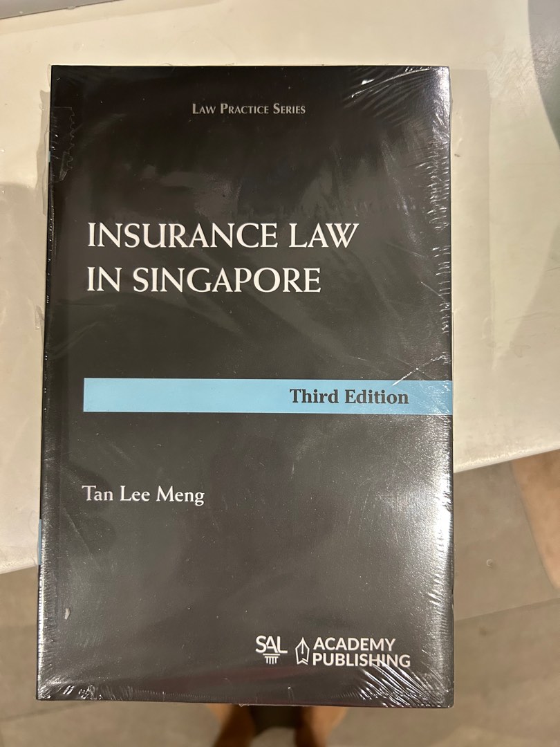 Insurance Law in Singapore (Third Edition), Hobbies & Toys, Books ...