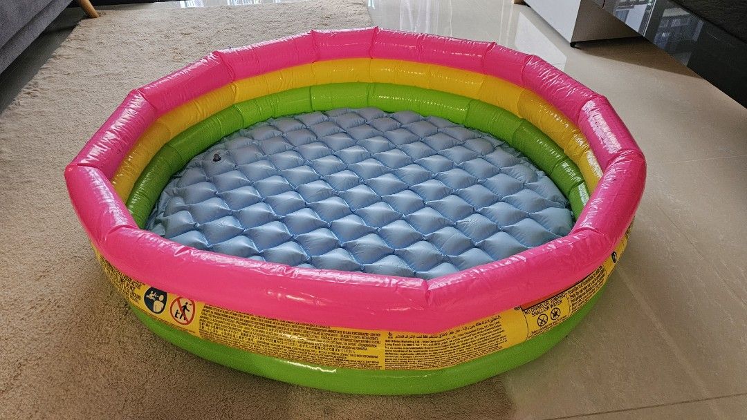 INTEX Colorful Inflatable Baby Pool Ball Pit Pool Float, Babies & Kids ...