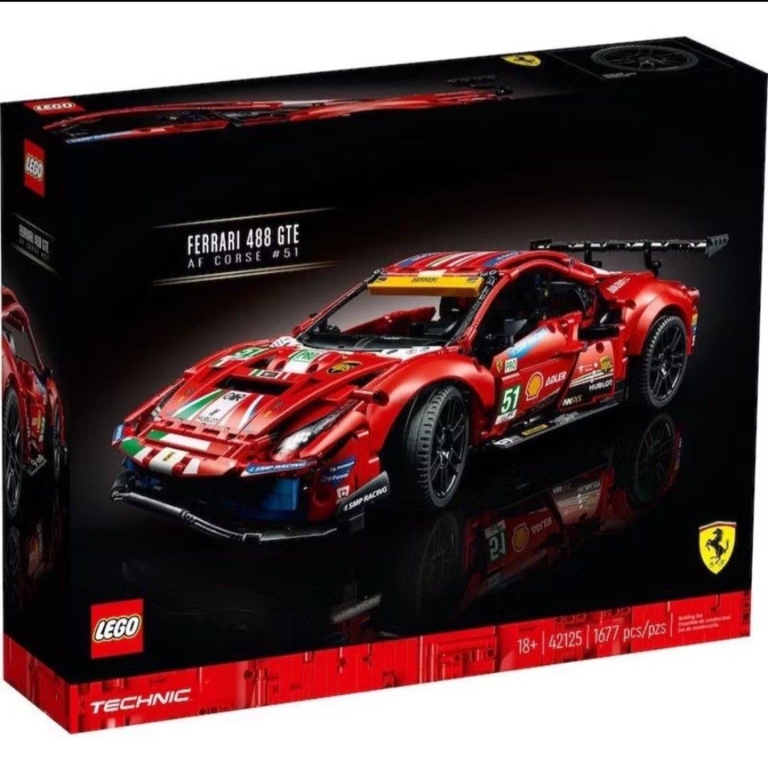 LEGO Technic Ferrari 488 GTE AF Corse #51, Hobbies & Toys, Toys & Games ...