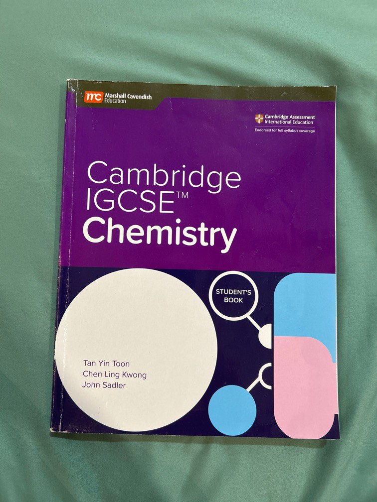 MARSHAL CAVENDISH CHEMISTRY FOR IGCSE STUDENT BOOK_ISBN 9789814927888 ...