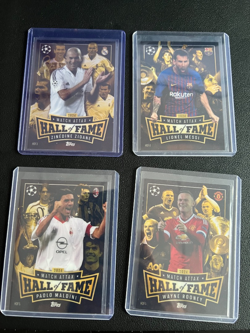 Match Attax 2024/2025 Chrome Hall of Fame (Rare HOF) Set, Hobbies ...