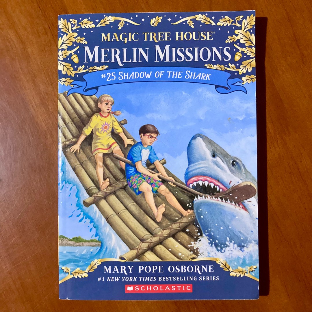 Merlin Missions #25 Shadow of the Shark by Mary Pope Osborne (Magic ...