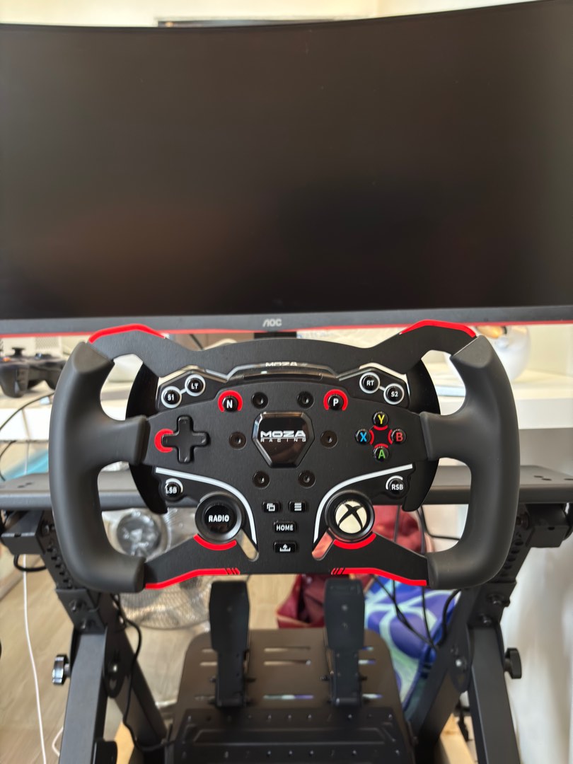 Moza R3 Wheelbase & ES Formula Wheel Mod, Video Gaming, Gaming ...