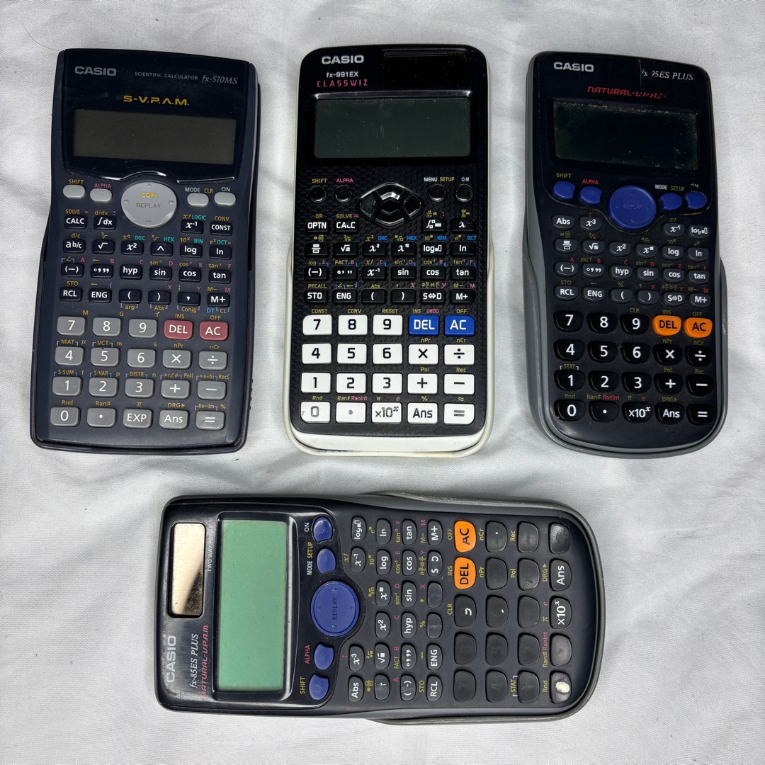 NEW! CASIO SCIENTIFIC CALCULATORS math highschool college calcu gadgets ...