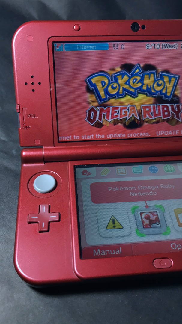 New Nintendo 3DS XL / LL Metallic Red (Near Mint, IPS Bottom & CFW ...