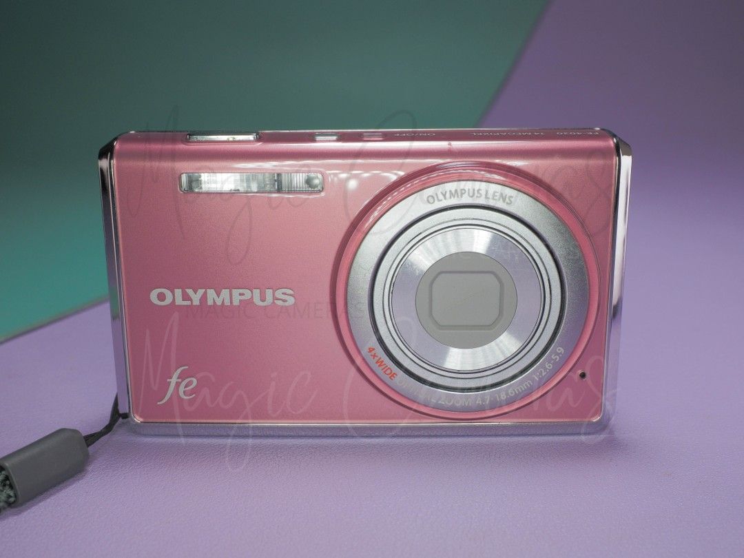 Olympus FE-4030 in Pink | 14 Megapixels Digital Camera, Photography, Cameras on Carousell