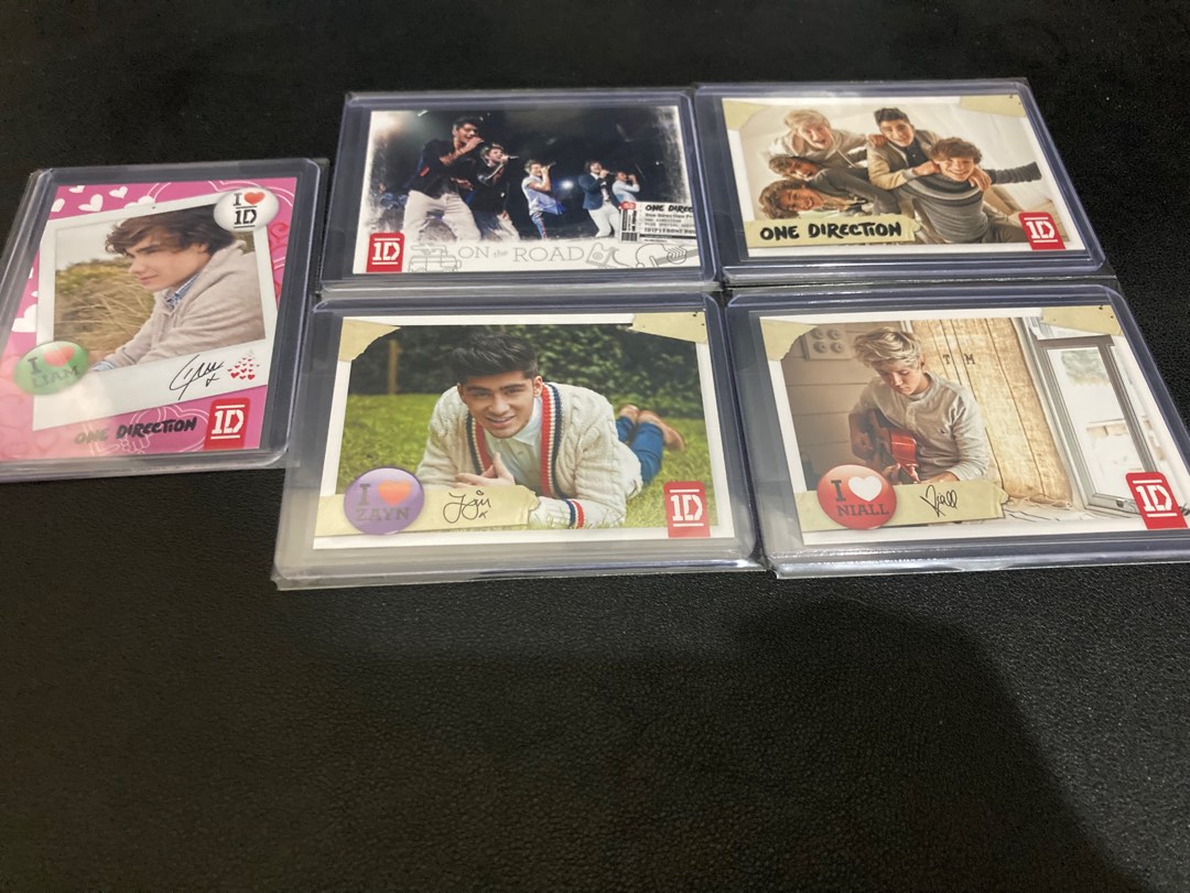 One direction panini trading cards Harry Styles Louis Tomlinson Liam ...