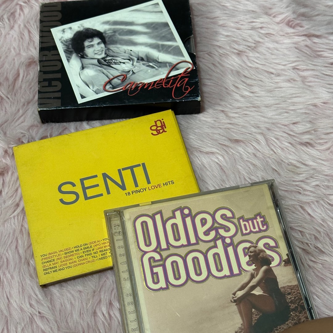 OPM CD Set - Victor Wood, Senti OPM Love Songs & Oldies But Goodies CD ...