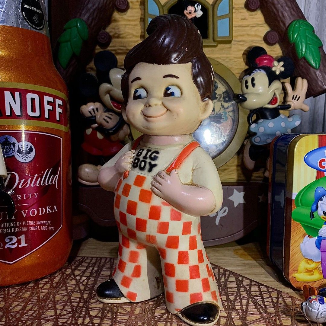 Original Big Boy Vintage 1973 Bob's Big Boy Coin Piggy Bank 9" Vinyl ...