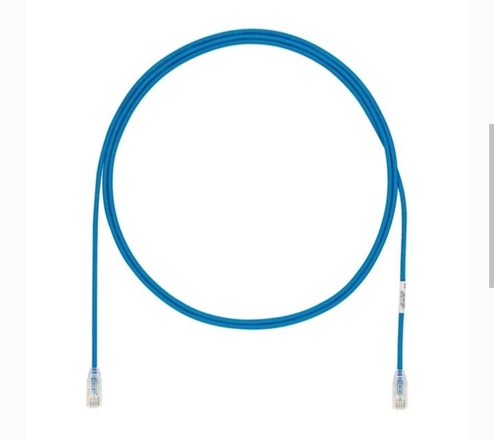 Panduit UTP28SP3MBU is a Cat6a unshielded slim patch cord designed for ...