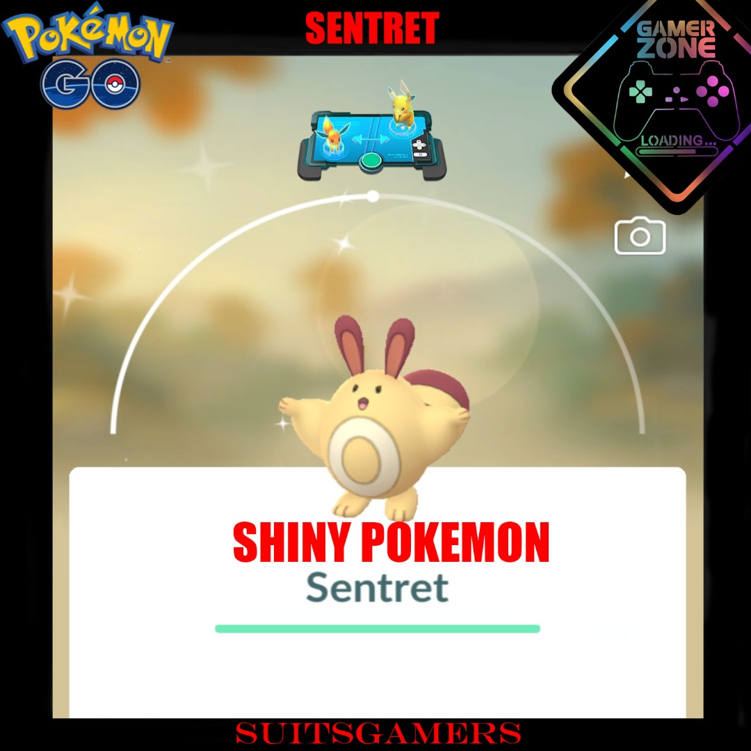 Pokemon GO - Shiny Sentret [SHINY POKEMON], Video Gaming, Video Games ...