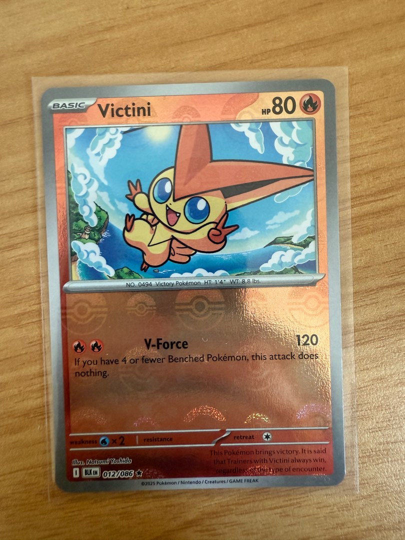 Pokemon TCG Victini Box Collection Victini Pokeball Promo Card, Hobbies ...