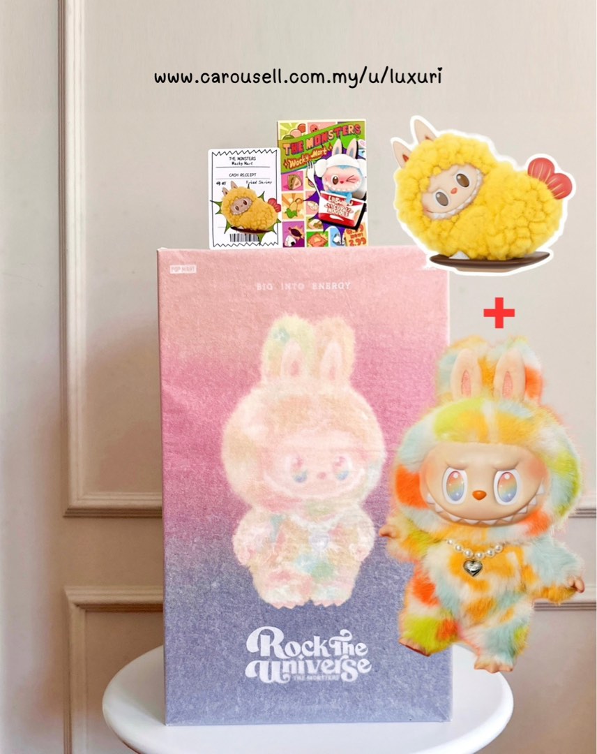 POPMART 𝐑𝐎𝐂𝐊 𝐓𝐇𝐄 𝐔𝐍𝐈𝐕𝐄𝐑𝐒𝐄 LABUBU + Fried Shrimp [Bundle Set], Hobbies ...
