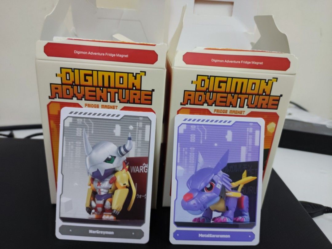 Popmart x Digimon Adventure, Wargreymon MetalGarurumon, Hobbies & Toys ...