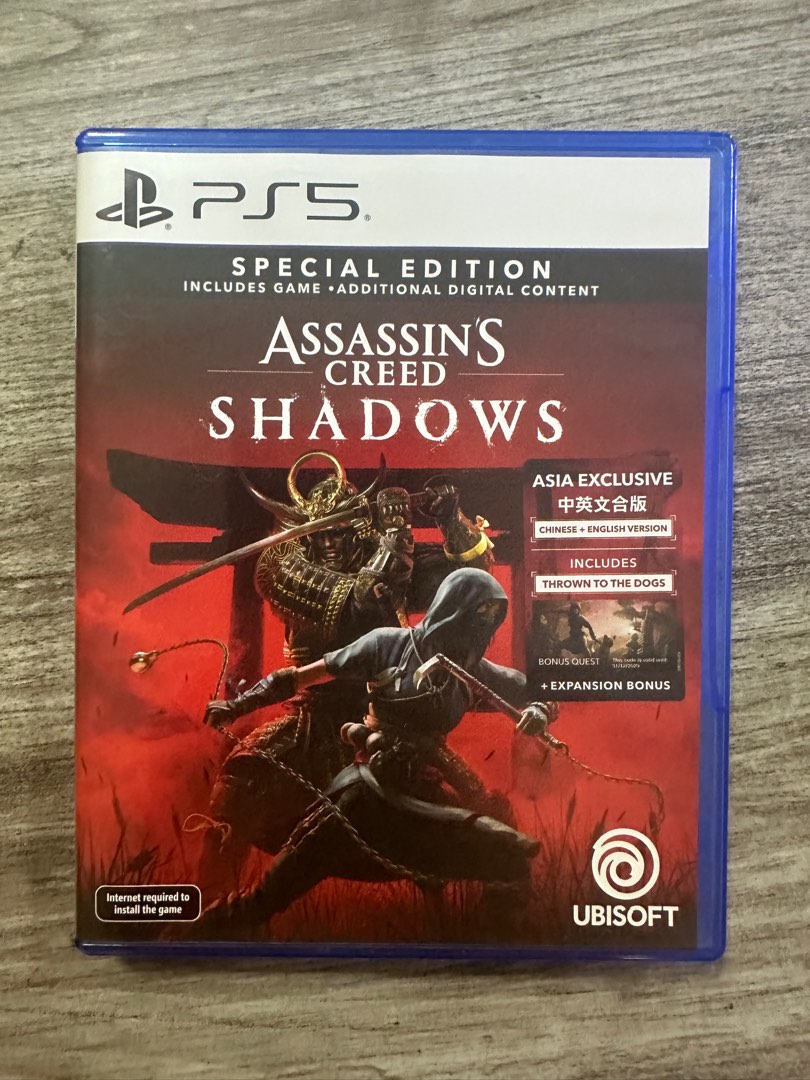 Ps5 game disk physical game Assassin's Creed Shadows - PS5 Special ...