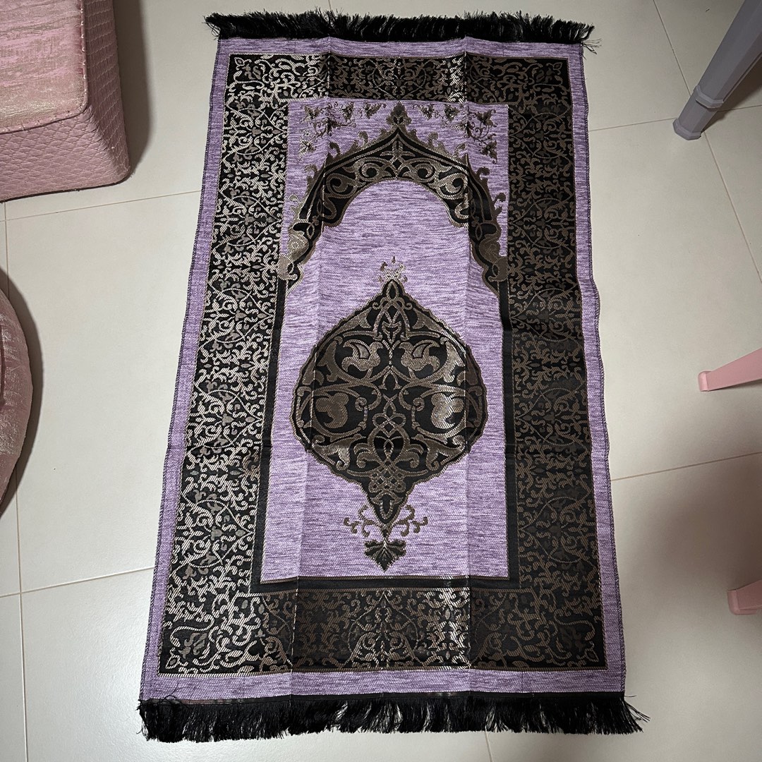 Purple Prayer Mat, Furniture & Home Living, Home Decor Accessories ...