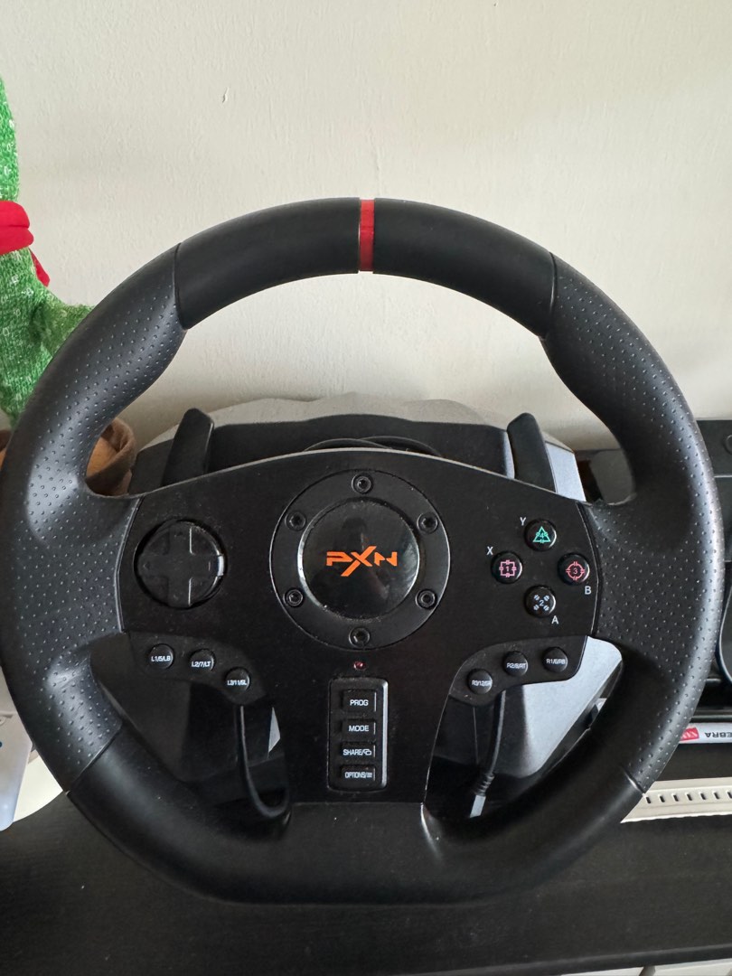 PXN Steering Wheel and Pedal Set, Video Gaming, Gaming Accessories ...