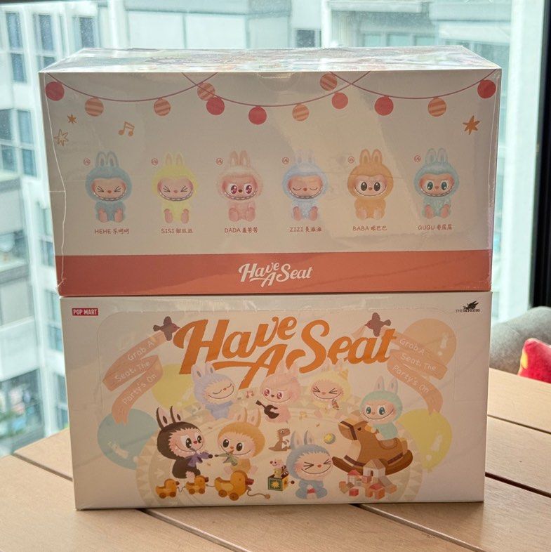 [Retail Price] POP MART Labubu V2 Have a Seat, Hobbies & Toys, Toys ...