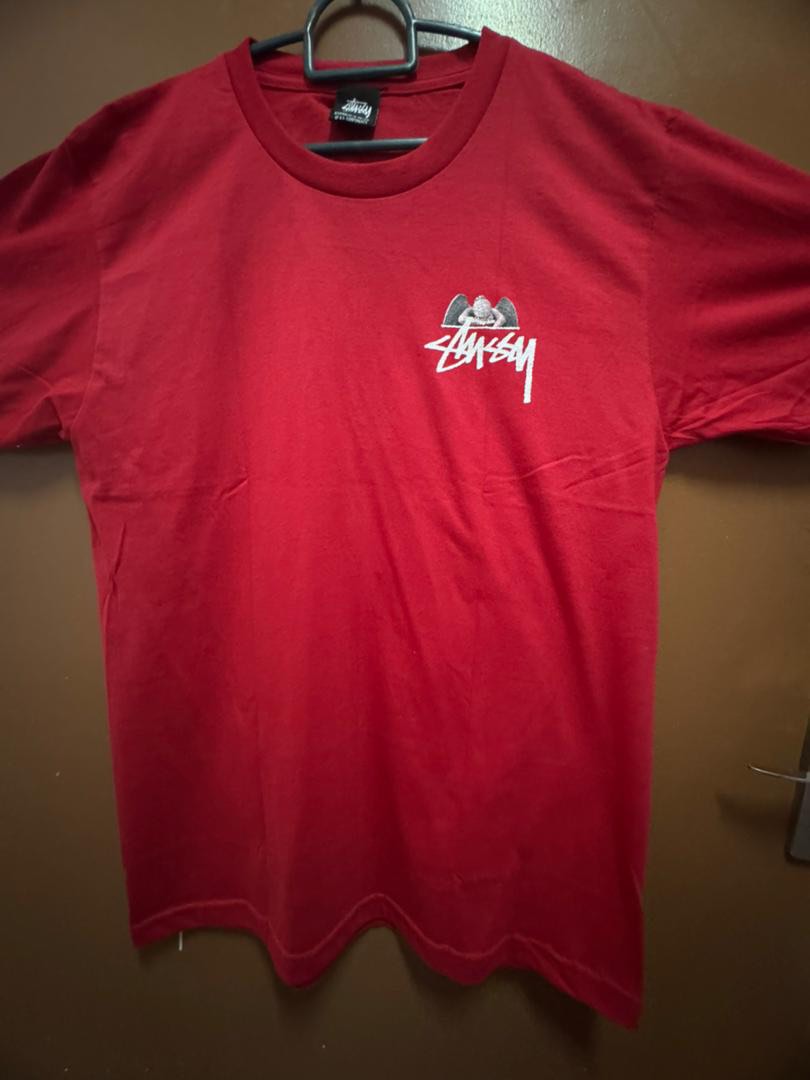 STUSSY 8 BALL ANGEL, Men's Fashion, Tops & Sets, Tshirts & Polo Shirts ...