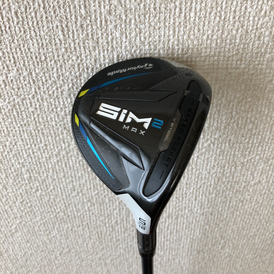 TaylorMade SIM2 MAX Wood 5W with Head cover TENSEI BLUE TM50 2021 FlexR ...
