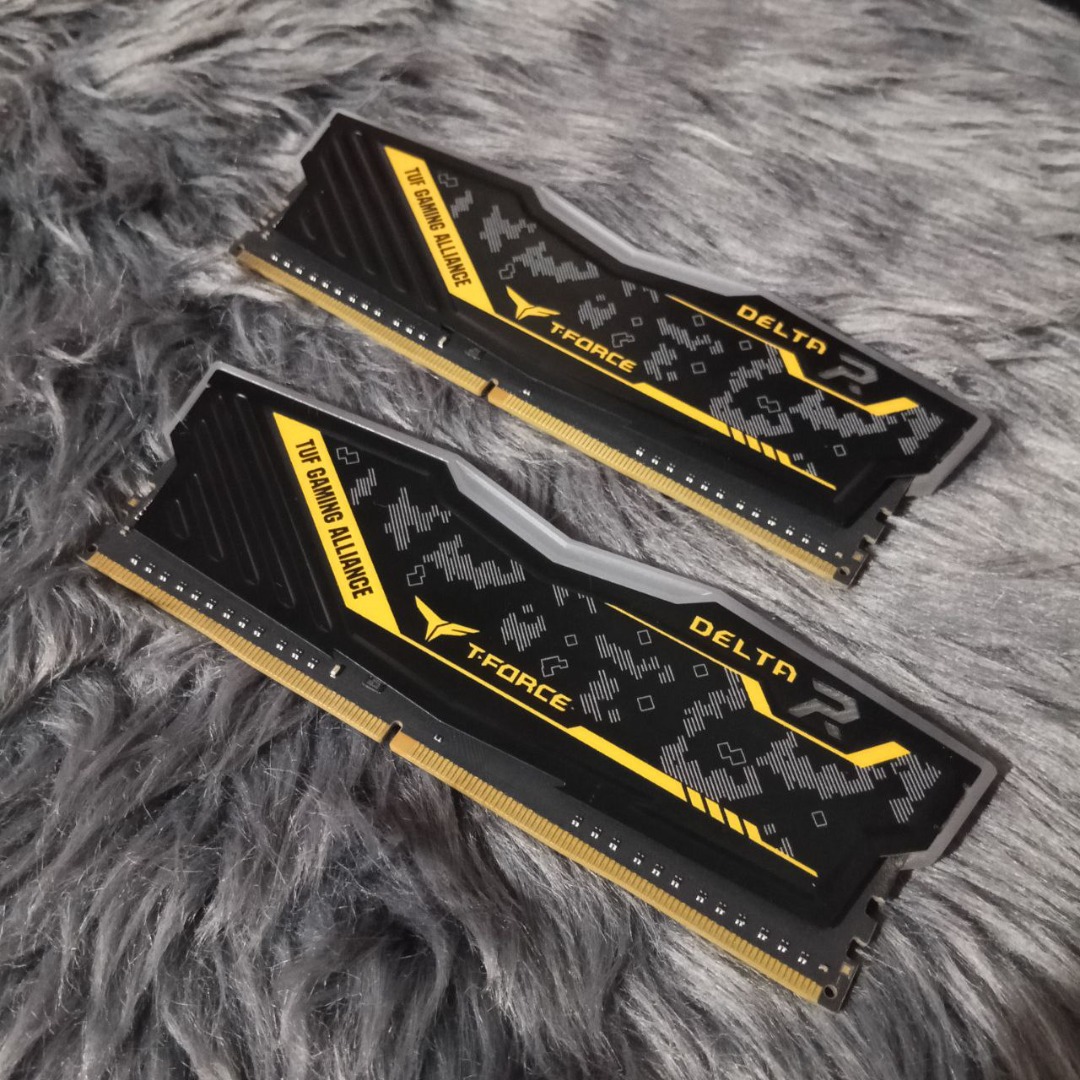 TEAMGROUP T-Force Delta TUF Gaming Alliance RGB Desktop RAM 2x8GB, DDR4 ...