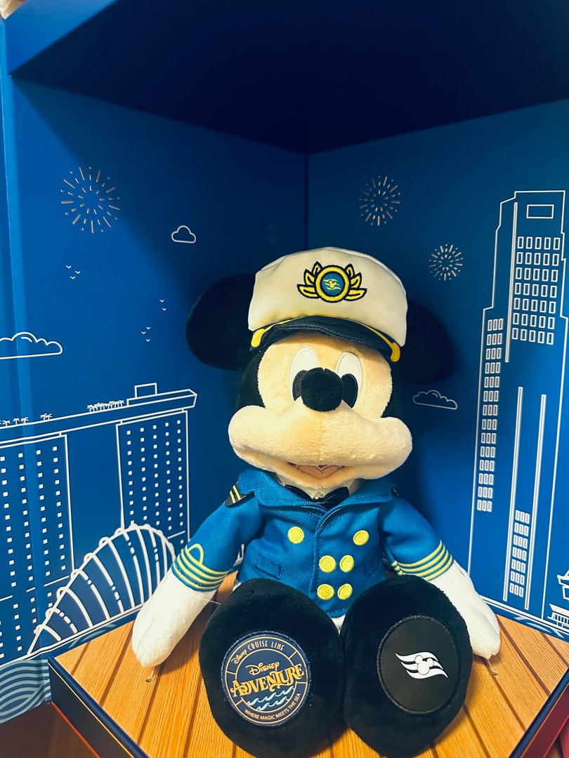 UOB Captain Mickey Plushies, Hobbies & Toys, Toys & Games on Carousell