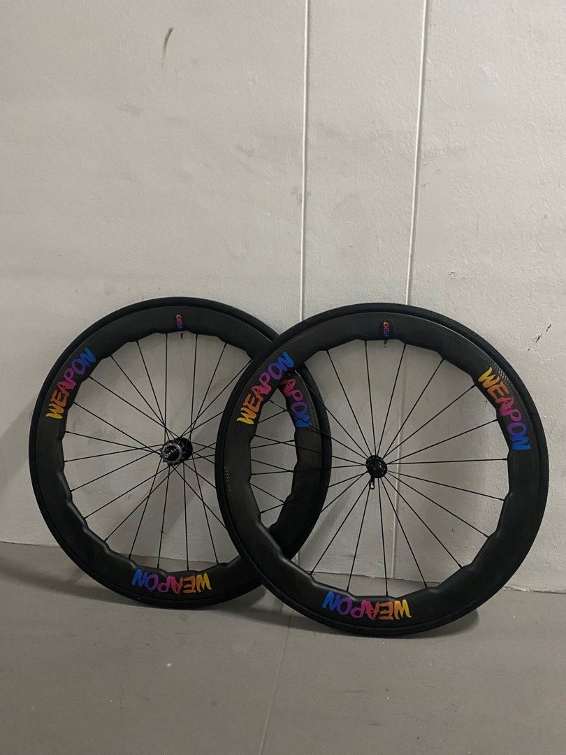 weapon arma cr58 carbon wheelset, Sports Equipment, Bicycles & Parts ...