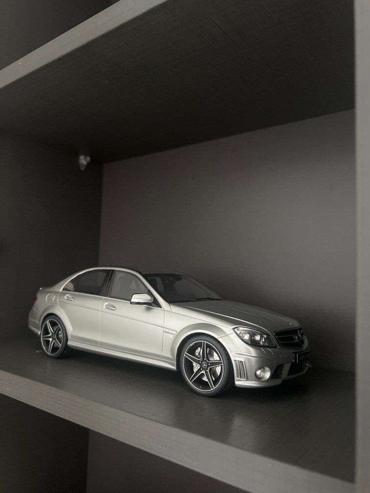 1/18 gt spirit w204 mercedes amg c63 silver, Hobbies & Toys, Toys ...