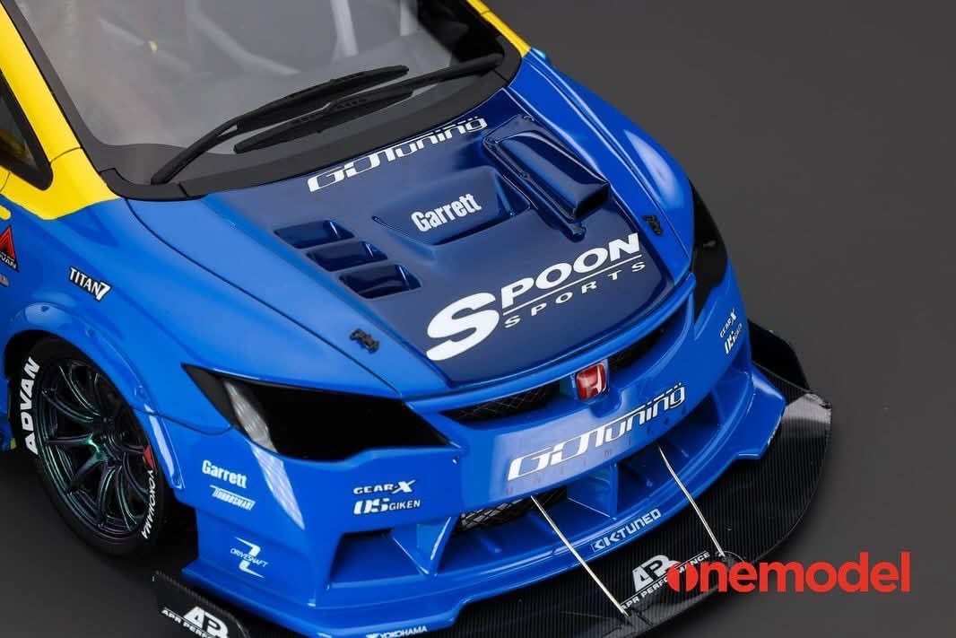 1/18 One Model Honda Civic FD2R Spoon (come with display case), Hobbies ...