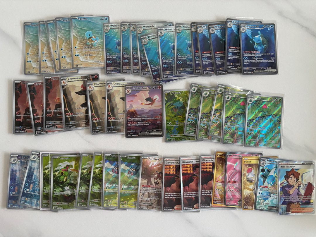 151 ENGLISH IR SIR FA Pokemon TCG Cards, Hobbies & Toys, Toys & Games ...