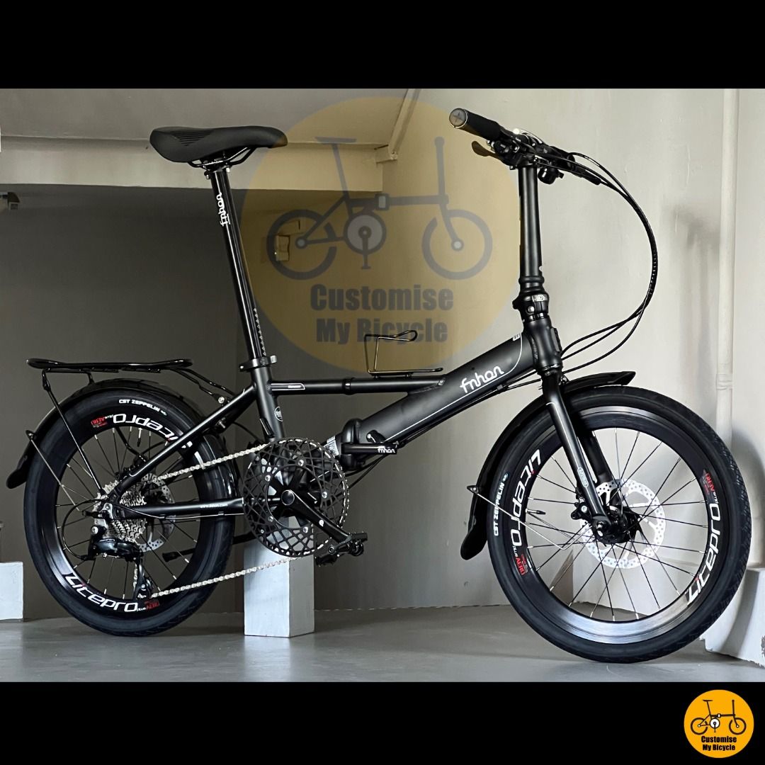 🐈‍⬛ Fnhon Monsoon 20" • 𝗠𝗥𝗧/𝗕𝘂𝘀-𝗙𝗿𝗶𝗲𝗻𝗱𝗹𝘆 Shimano 9s 𝗙𝗿𝗲𝗲𝗯𝗶𝗲𝘀 Litepro ...