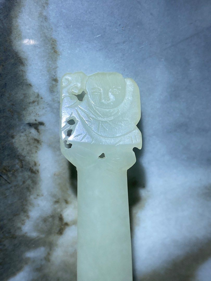 Antique Jade Carving14c m, Hobbies & Toys, Memorabilia & Collectibles ...
