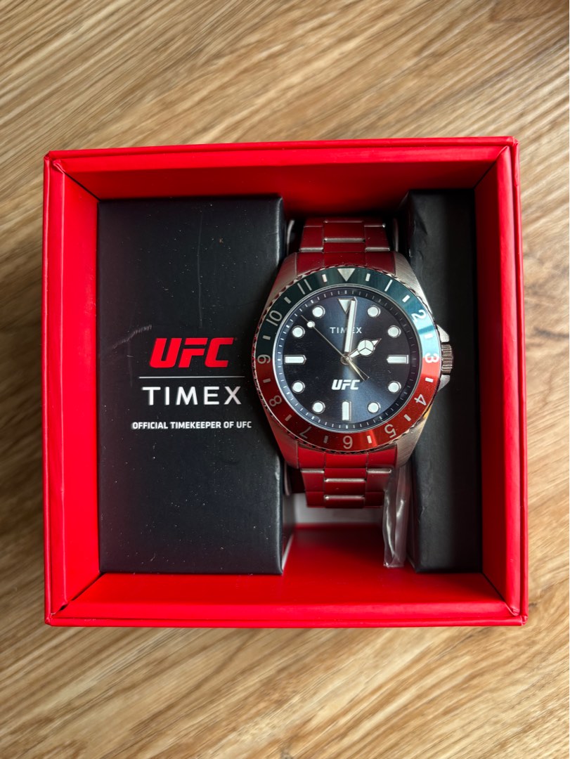 Authentic Timex UFC Pepsi Collectible Watch, Men's Fashion, Watches ...