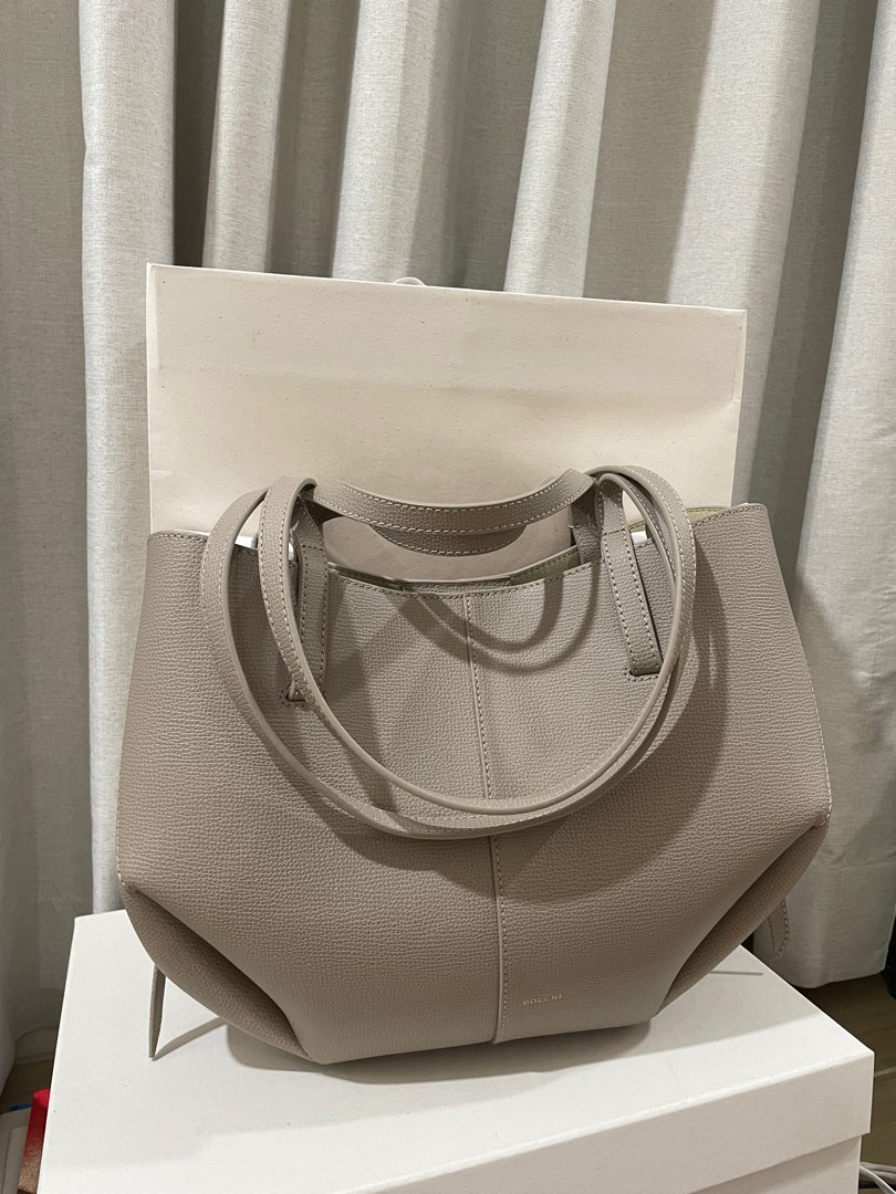 Brand New Polene Mini Cyme Bag in Taupe, Luxury, Bags & Wallets on ...