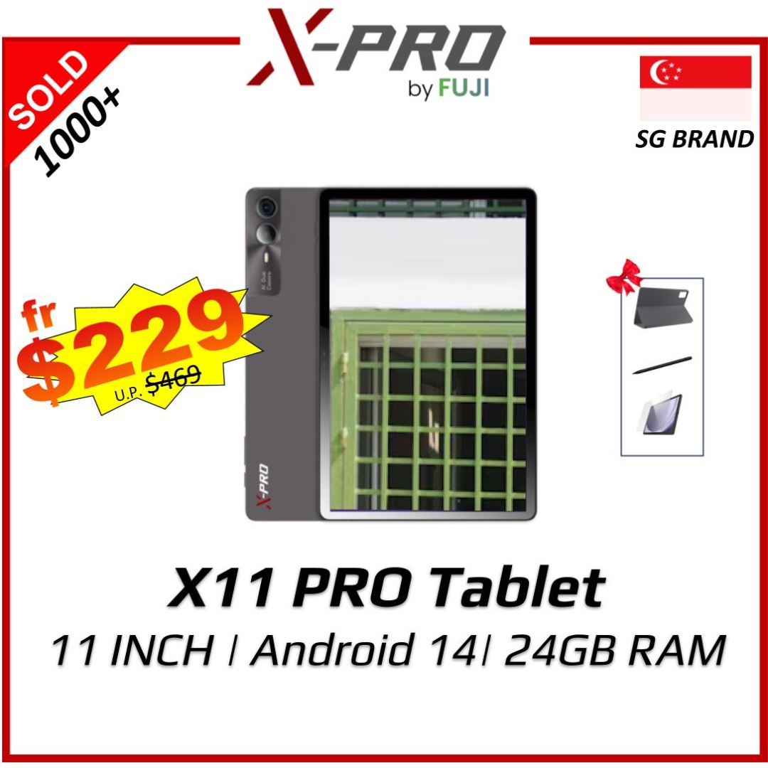 Brand New X11 PRO Tablet- By XPRO- 11 Inch - 24GB RAM - Android 14 ...