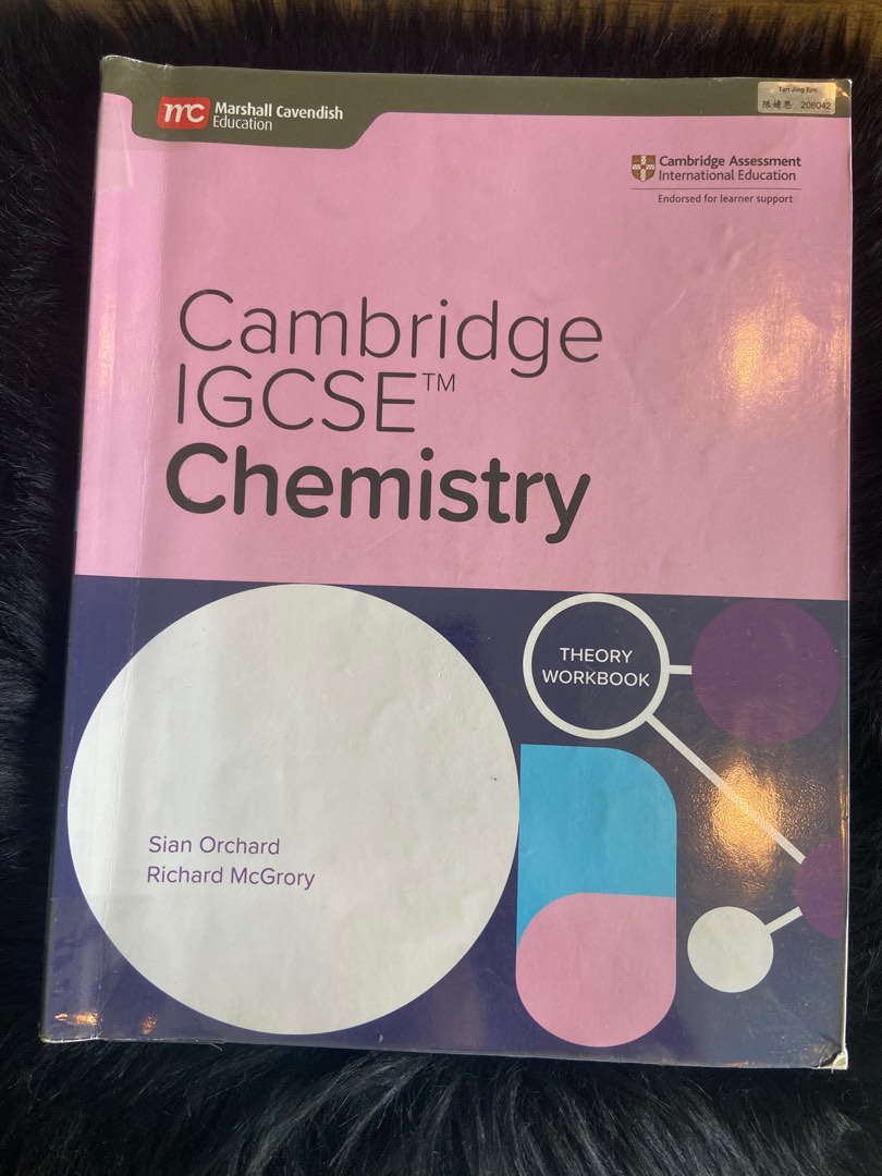 CAMBRIDGE IGCSE CHEMISTRY Theory Workbook MCE (Marshall Cavendish ...