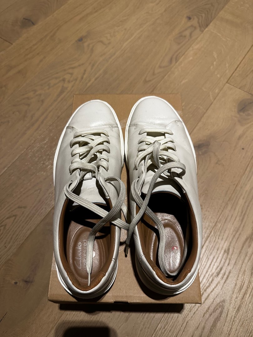 Clark’s Un Costa Lace (White Leather), Men's Fashion, Footwear ...